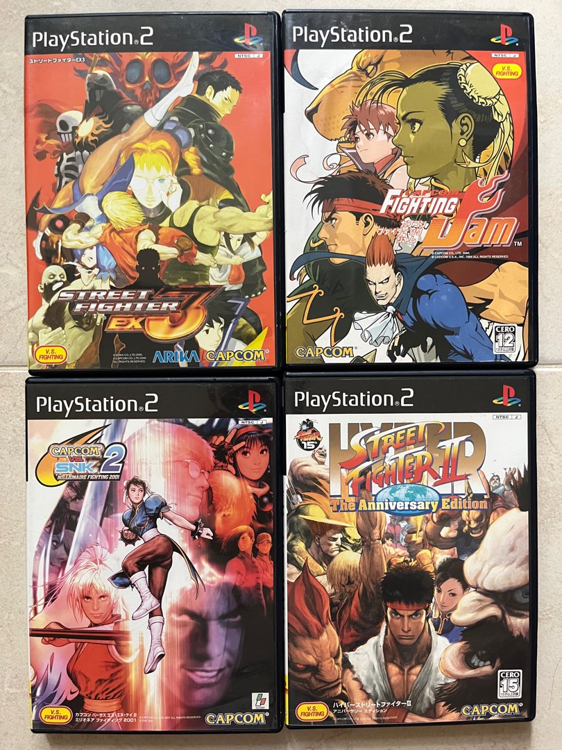 日版 PS2 CAPCOM VS SNK 2 CVS MILLIONAIRE FIGHTING 2001 FIGHTING JAM HYPER STREET FIGHTER II THE ...