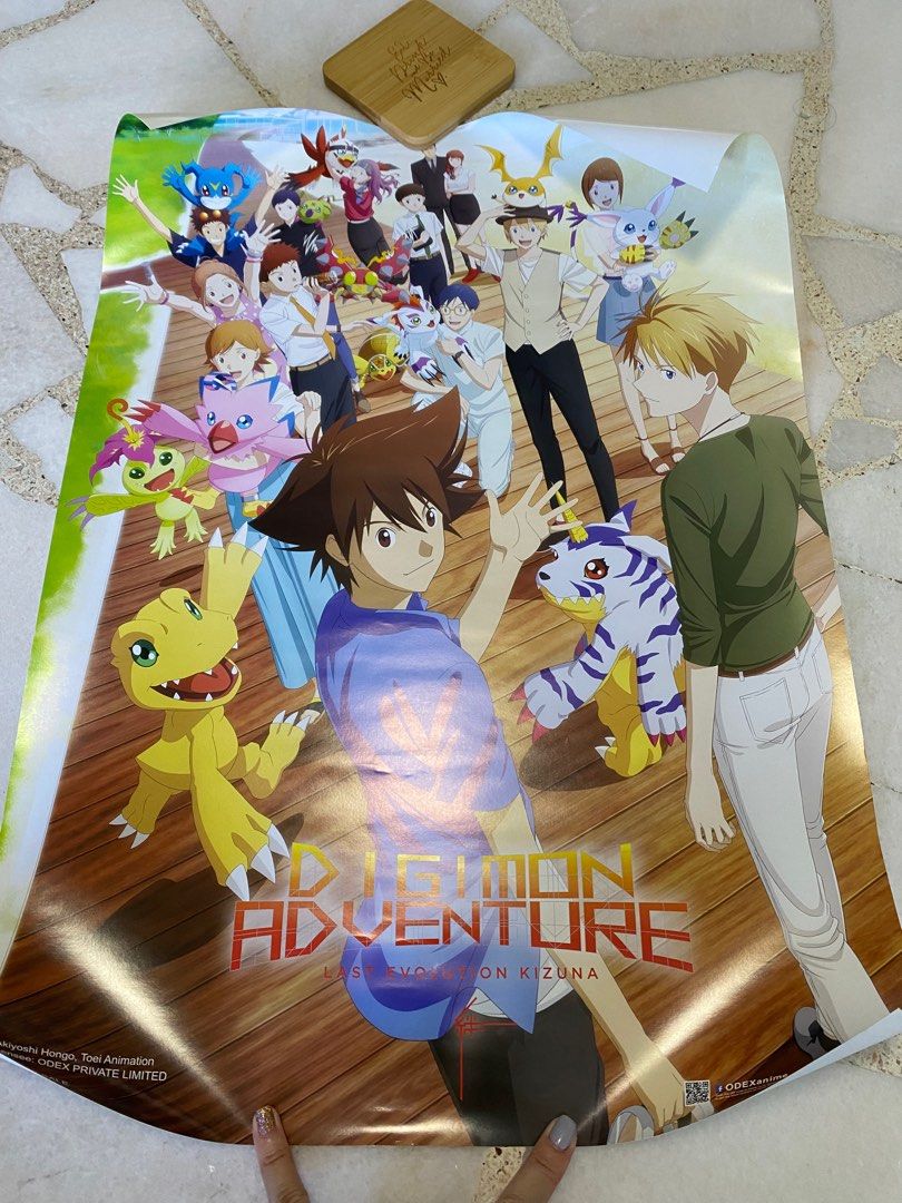 A2 Poster Digimon Adventure Last Kizuna, Hobbies & Toys, Memorabilia & Collectibles, Fan ...