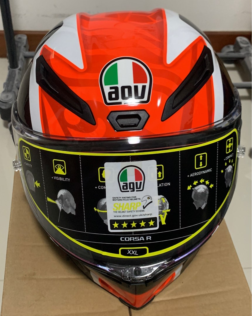 AGV Corsa R Casanova BRAND NEW!!, Motorcycles, Motorcycle Accessories ...