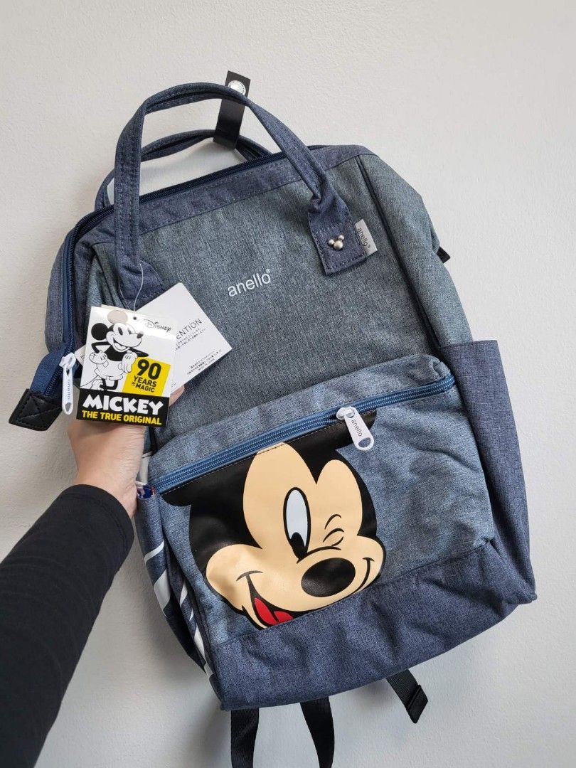 Anello Disney Mickey Mouse Backpack, Women's Fashion, Bags & Wallets ...