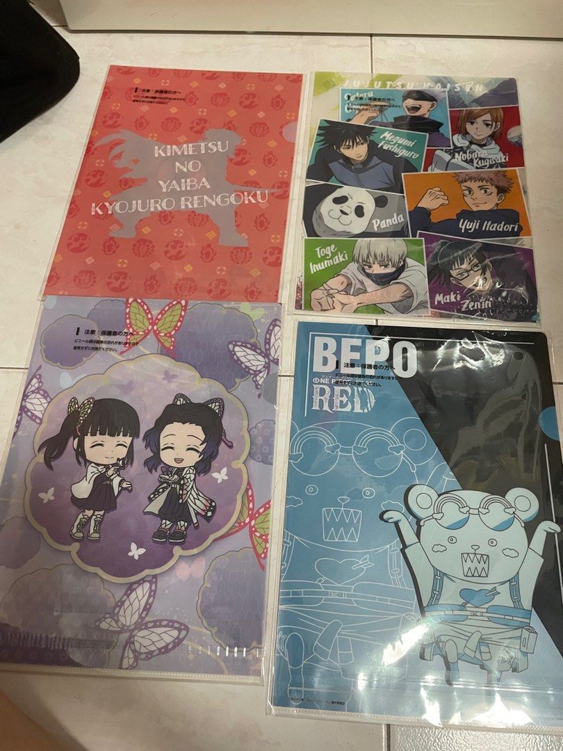 Anime Kuji Files/Folders A4, Hobbies & Toys, Stationery & Craft ...