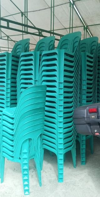 Apollo Green Monoblock Chairs on Carousell