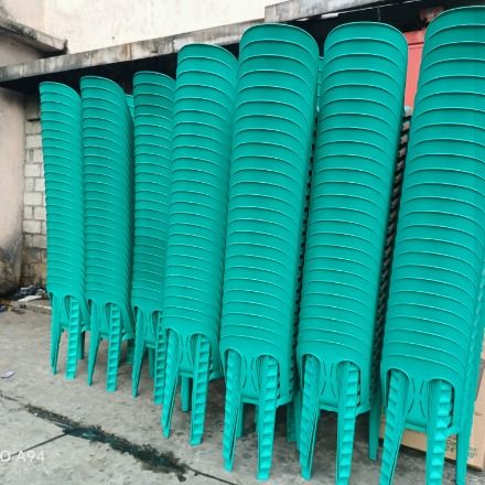 Apollo Green Monoblock Chairs on Carousell