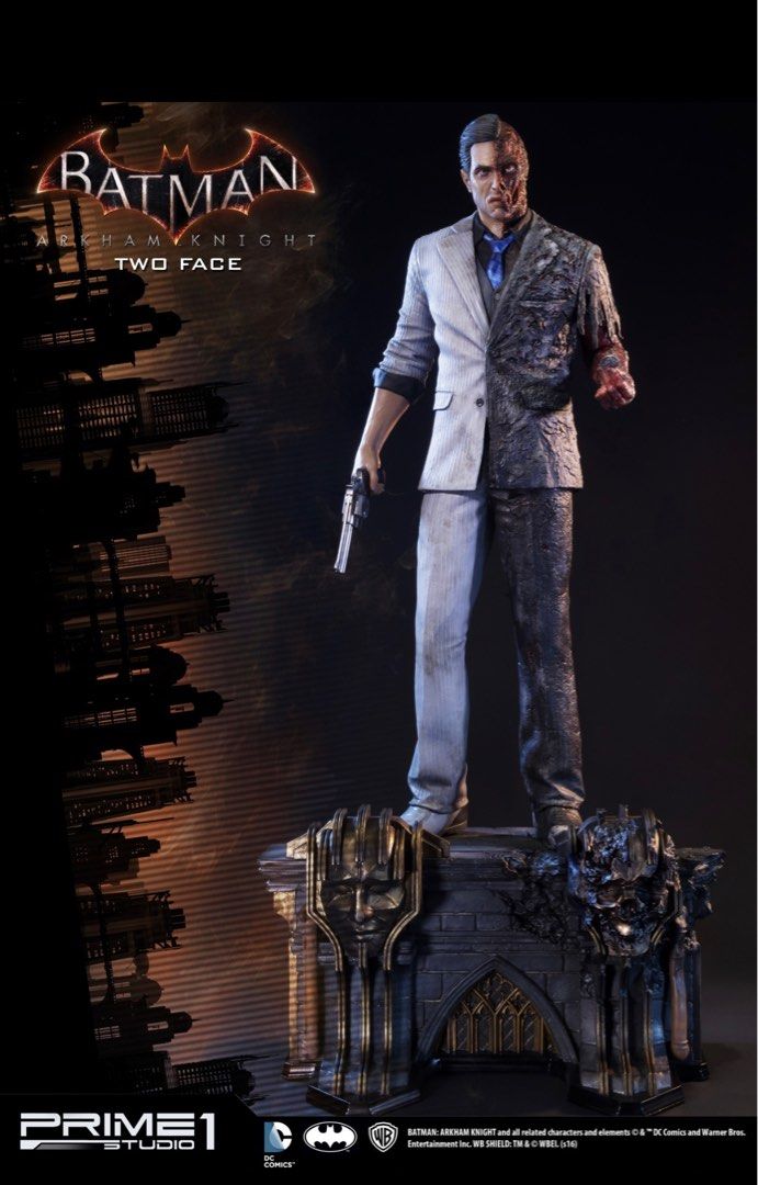 Arkham Knight Two Face 1/3 Scale EX version, Hobbies & Toys ...
