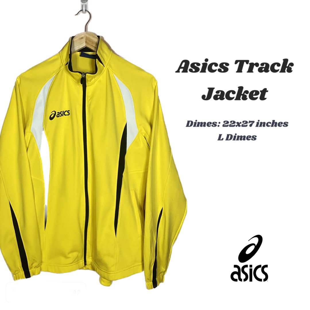 Asics Running Track Jacket, Men's Fashion, Coats, Jackets and Outerwear ...