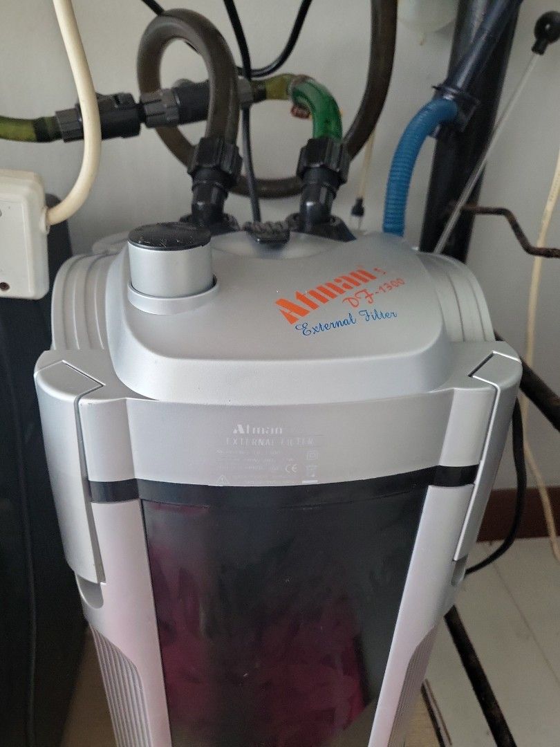 Atman External Filter DF-1300, Pet Supplies, Homes & Other Pet ...
