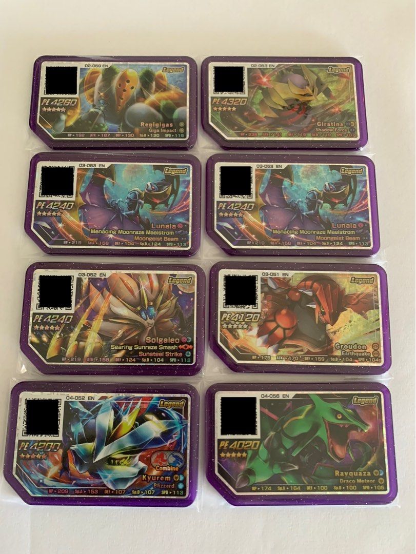 Authentic Pokemon Ga-ole Gaole 5 stars Part 1 2 3 4 Groudon Giratina ...