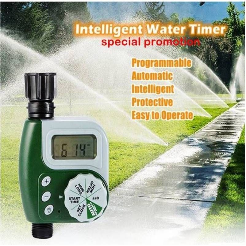 Automatic Garden Water Timer Watering System Irrigation Controller Hose ...