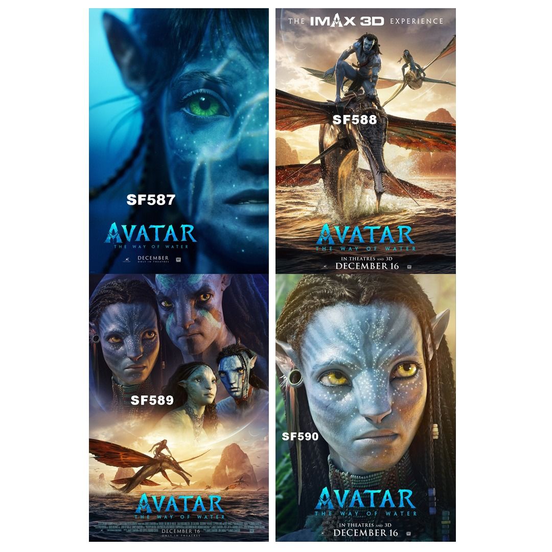 AVATAR THE WAY OF WATER MOVIE POSTERS (PART 1), Hobbies & Toys ...