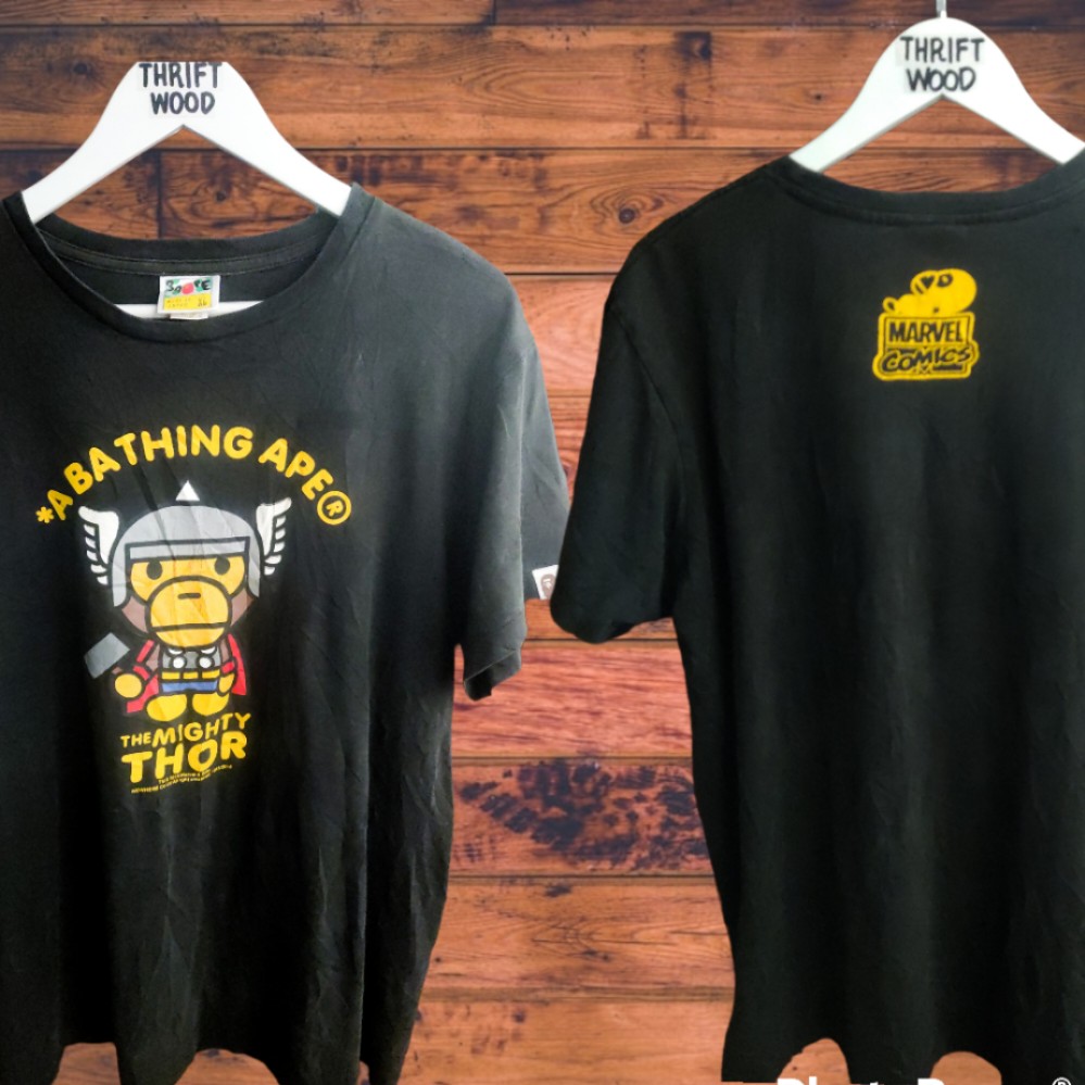 BAPE x THOR, Men's Fashion, Tops & Sets, Tshirts & Polo Shirts on Carousell
