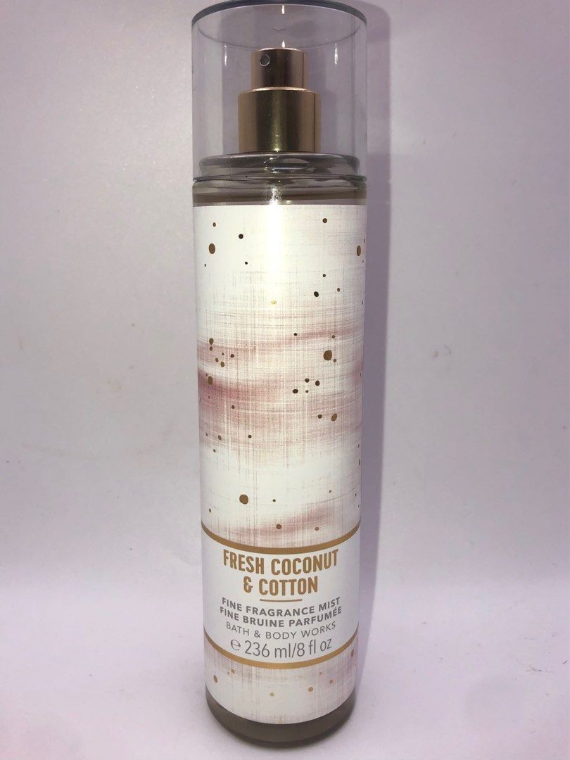BATH & BODY WORKS BBW Fresh Coconut & Cotton, Beauty & Personal Care ...