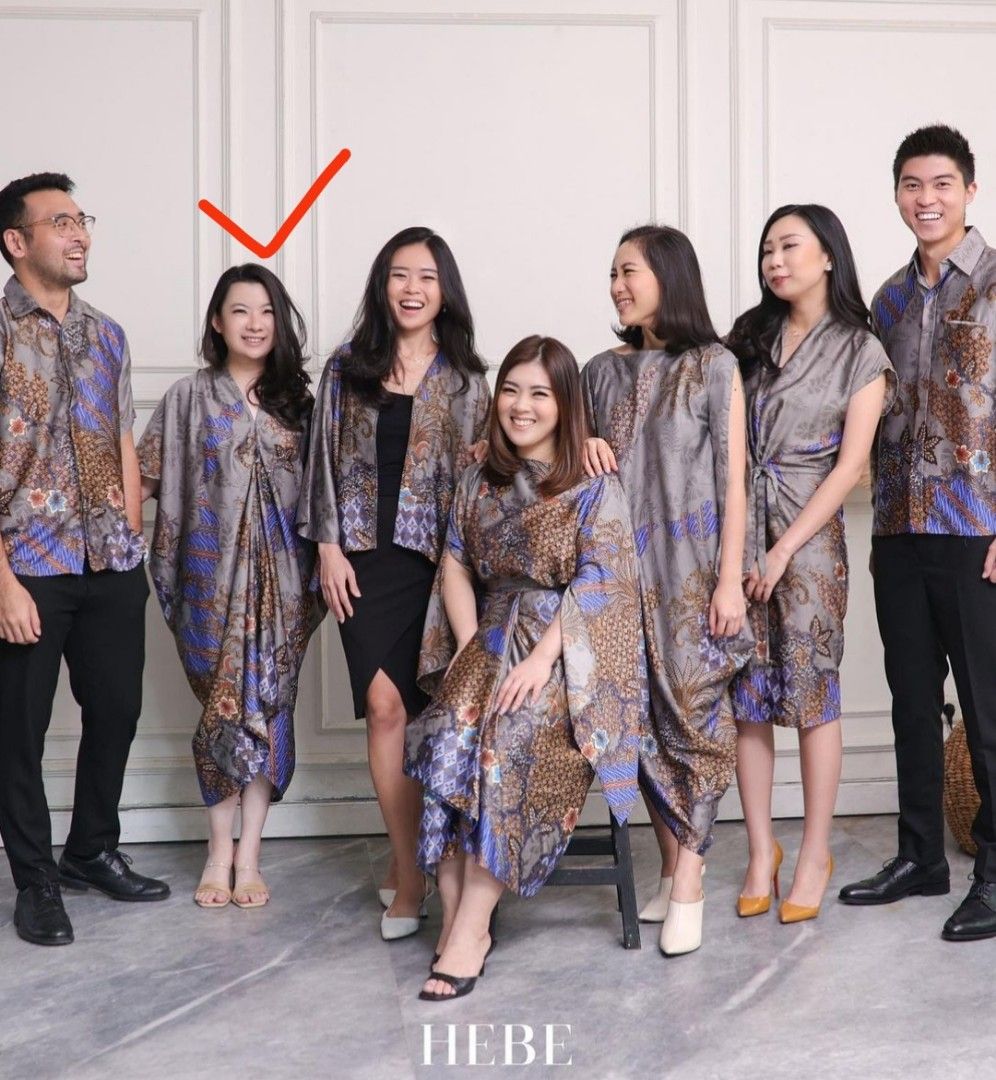 Batik dress by Hebe the label, Fesyen Wanita, Pakaian Wanita, Gaun & Rok di Carousell