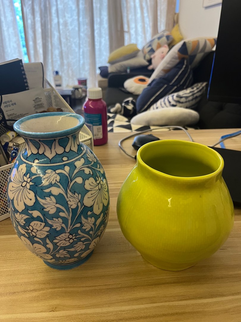 Beautiful Crate and Barrel vase, Furniture & Home Living, Home Decor ...