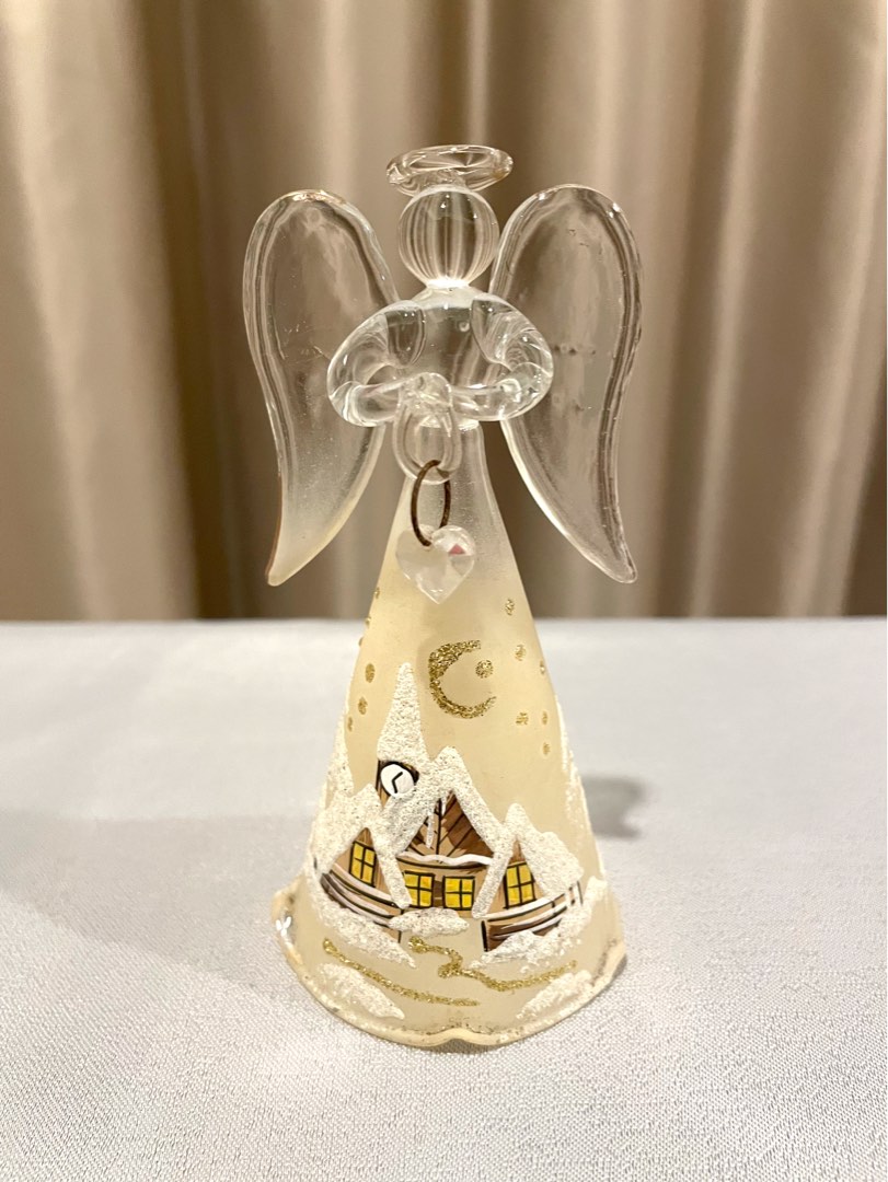 Beautiful Glass Angel from Prague, Furniture & Home Living, Home Decor ...