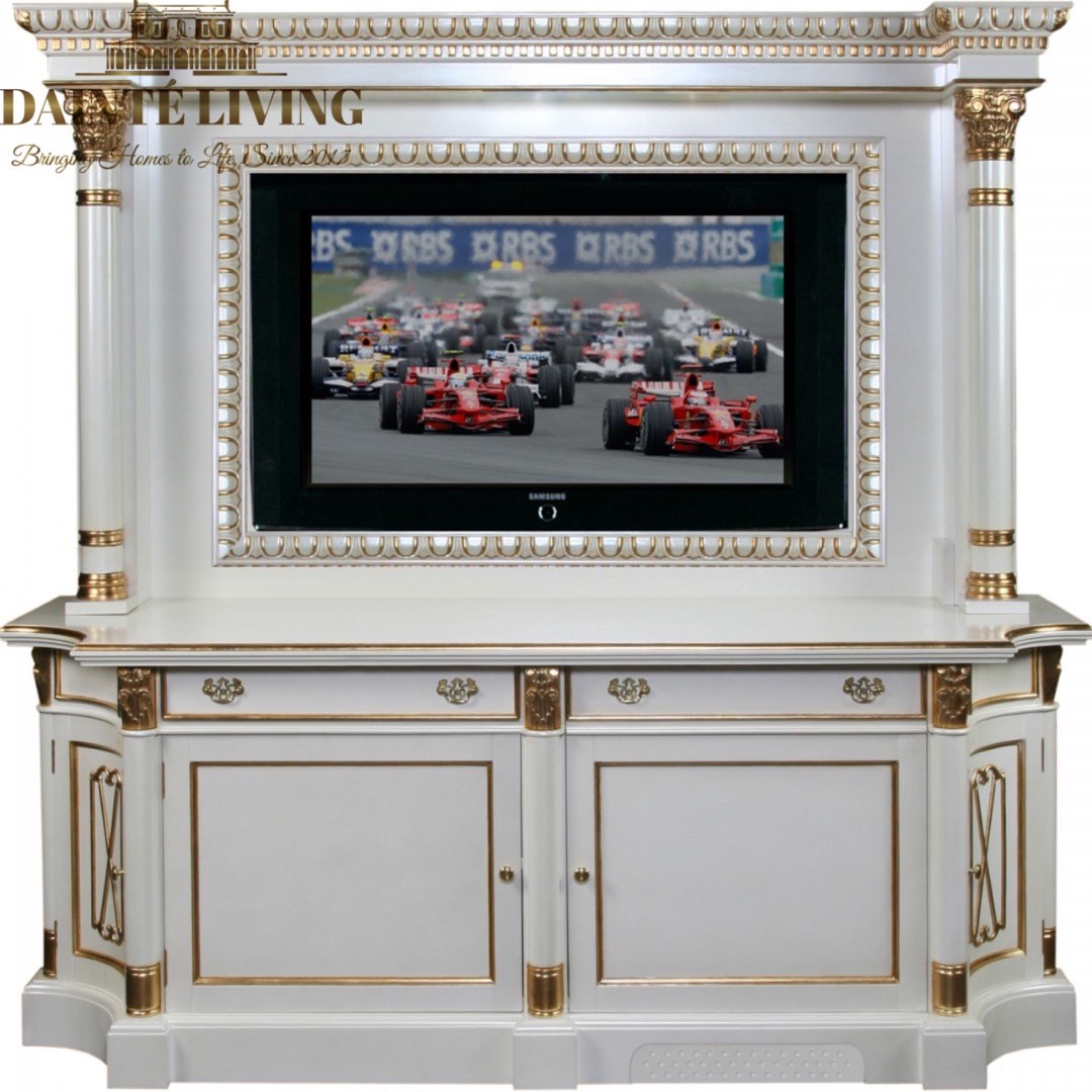 Bespoke | Baroque | French | Custom made tv unit | Tv console ...
