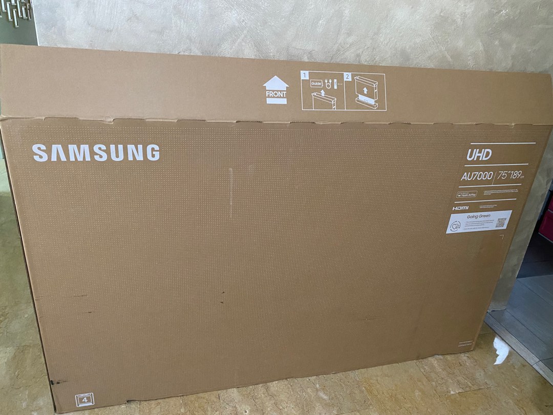 big sansume 75 inch TV cardboard box , TV & Home Appliances, TV ...