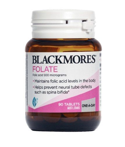 Blackmores Folate Tab 90s, Health & Nutrition, Health Supplements ...