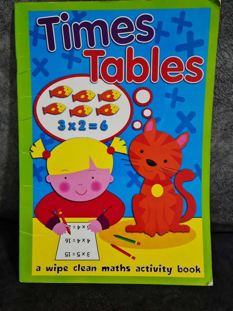 #blessings ; wipe clean multiplication activity book, Hobbies & Toys ...