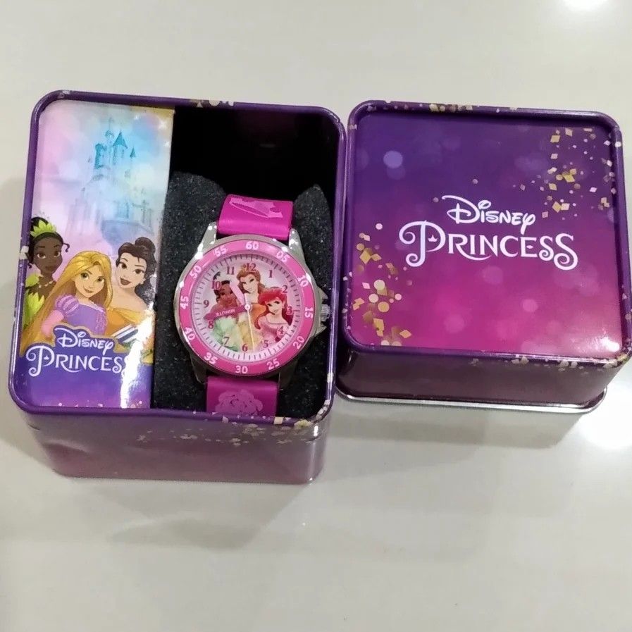 BNIB: Authentic Disney Princess Kids' Time Teacher Watch with Pink ...