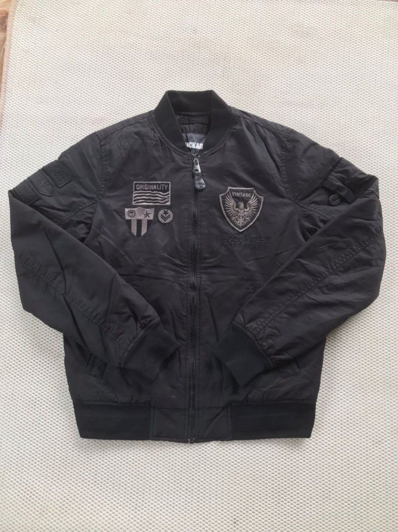 Bomba jacket Buckaroo( pit 19.5/L 23), Women's Fashion, Coats, Jackets ...