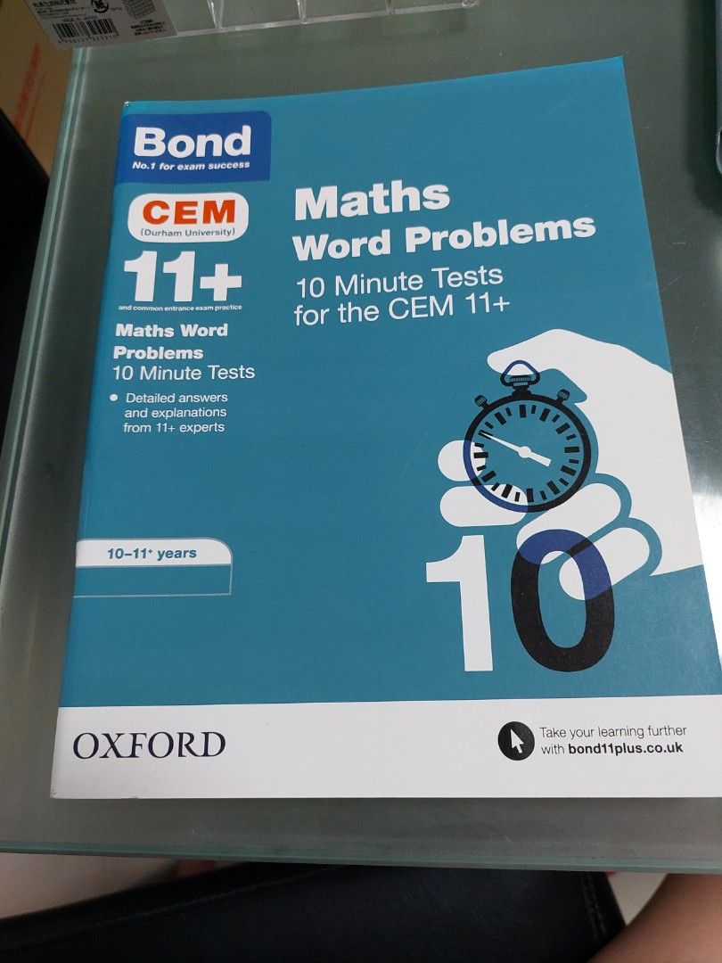 Bond maths word problems, Hobbies & Toys, Books & Magazines, Textbooks ...