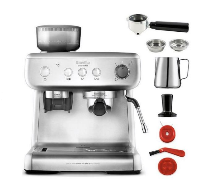 BREVILLE VCF126 Barista Max Coffee Machine, 家庭電器, 廚房電器, 咖啡機及咖啡壺 - Carousell