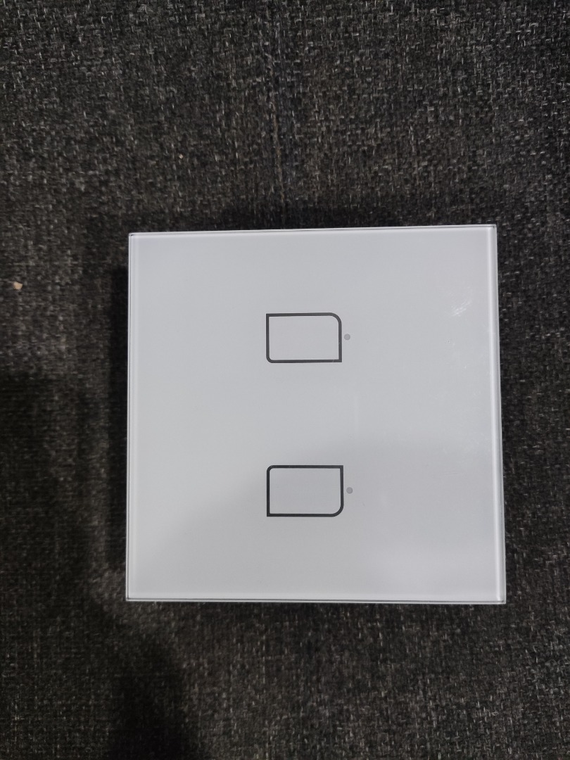 Broadlink TC3-2 2 Gang - Touch Capacitive Sensing Light Switch Smart ...