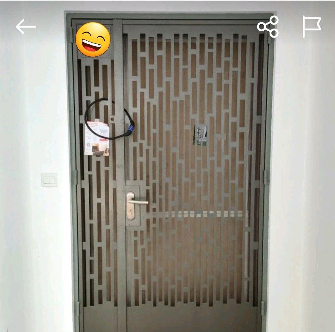 BTO gate 4ft by 7ft, Furniture & Home Living, Security & Locks, Locks ...