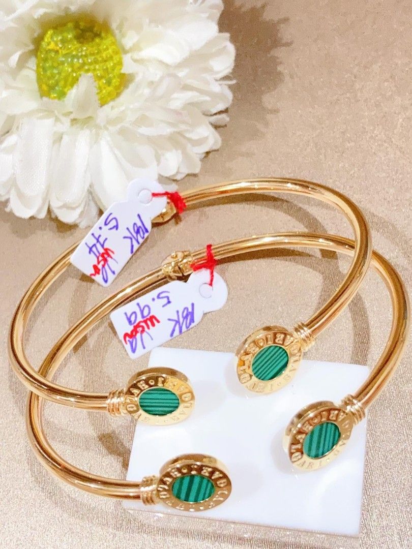 Bvlgari slim Bangle Japan 18k, Women's Fashion, Jewelry & Organizers ...