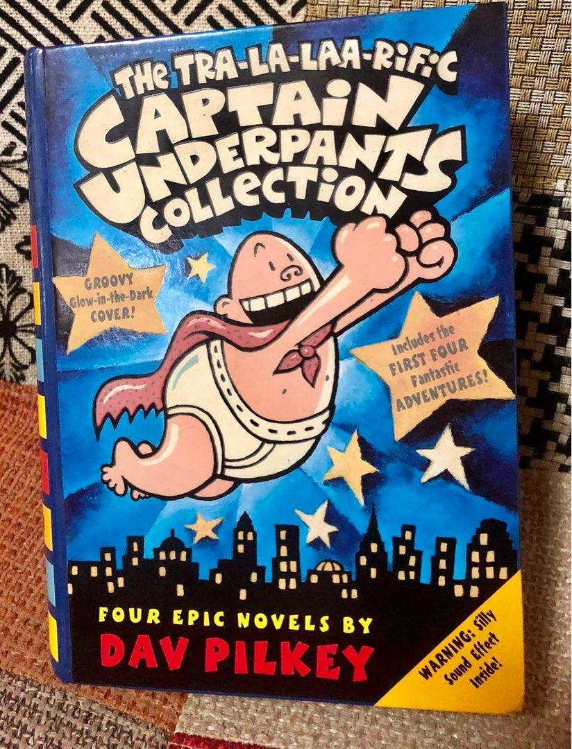 CAPTAIN UNDERPANTS - FULL COLOR, GLOW IN THE DARK i, Hobbies & Toys ...