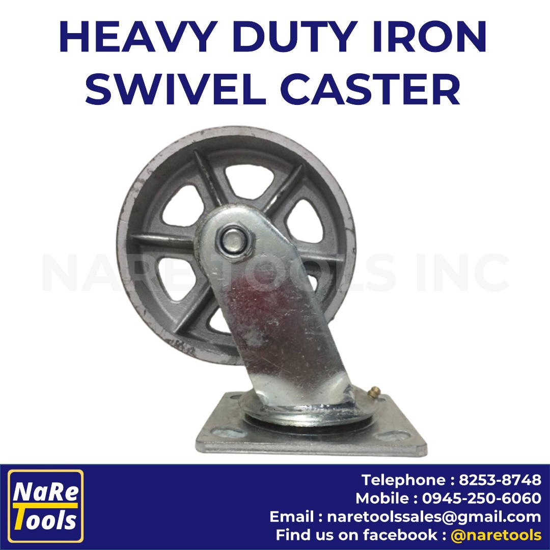 CASTER WHEEL - HD Iron Swivel Caster Wheel, Commercial & Industrial ...