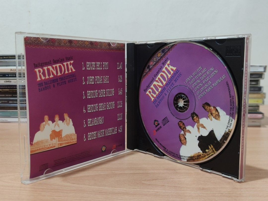 (CD) Rindik Background Gamelan Music The Balinese Tradisional Bamboo ...