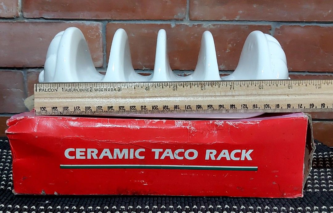 Ceramic Taco Rack, Furniture & Home Living, Kitchenware & Tableware ...