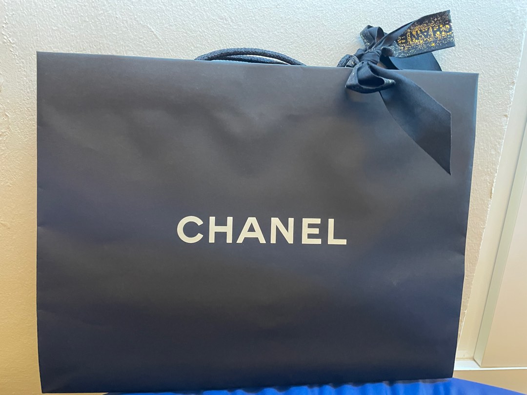 Chanel paper bag, Luxury, Accessories on Carousell