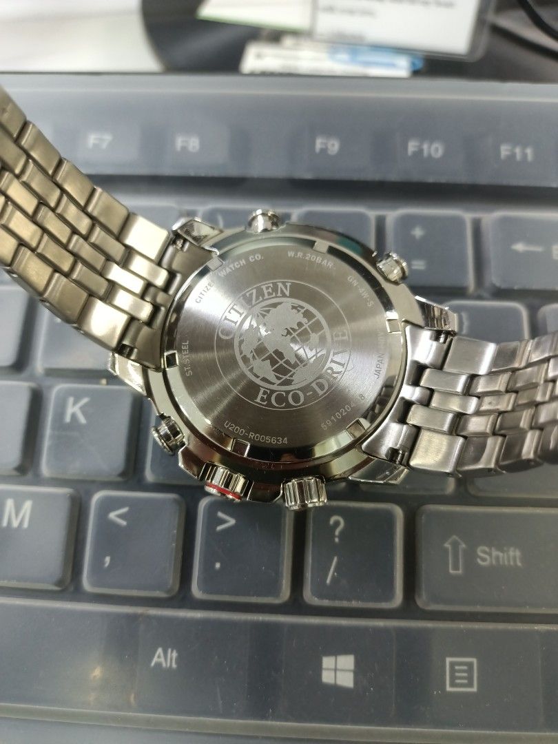 Citizen Promaster Sky Eco-Drive World Time Chronograph Timer Quartz ...