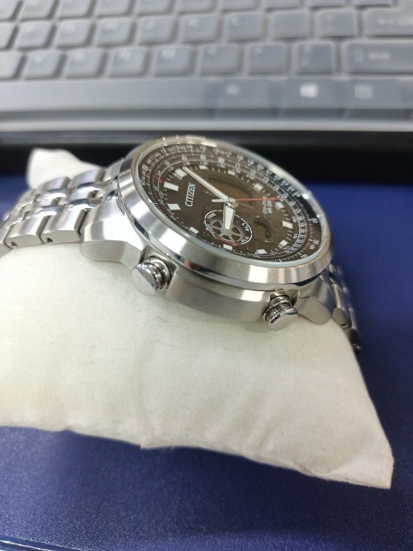 Citizen Promaster Sky Eco-Drive World Time Chronograph Timer Quartz ...