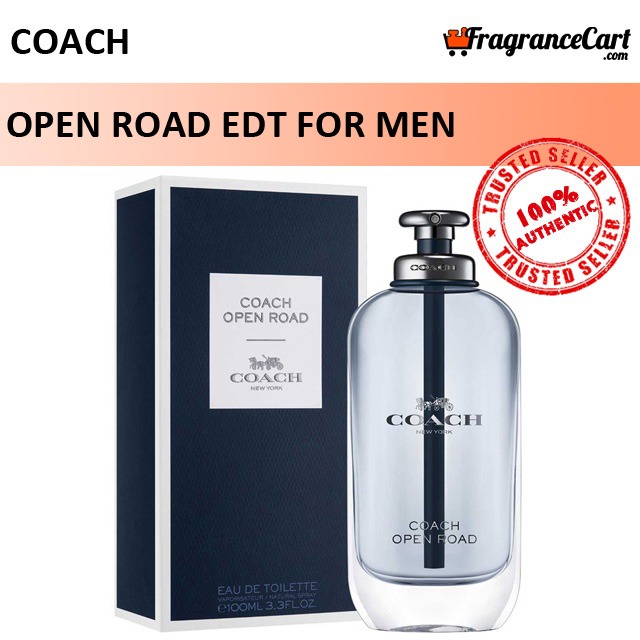 Coach Open Road EDT for Men (100ml) Eau de Toilette Blue [Brand New 100 ...