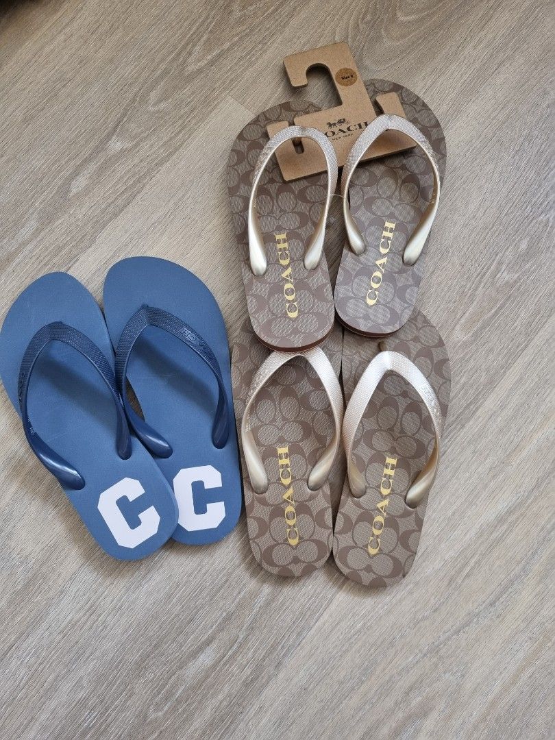 Coach Slippers, Women's Fashion, Footwear, Flipflops and Slides on ...