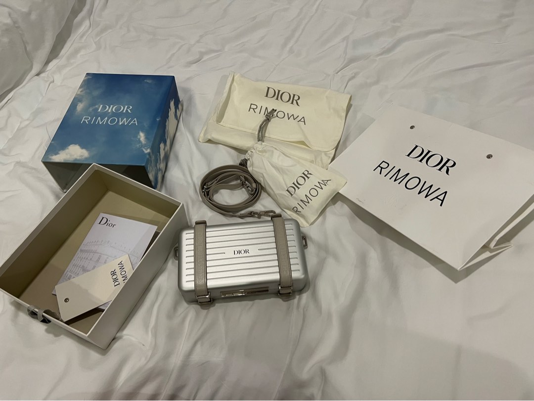 Dior Rimowa Personal Case Silver, Luxury, Bags & Wallets on Carousell