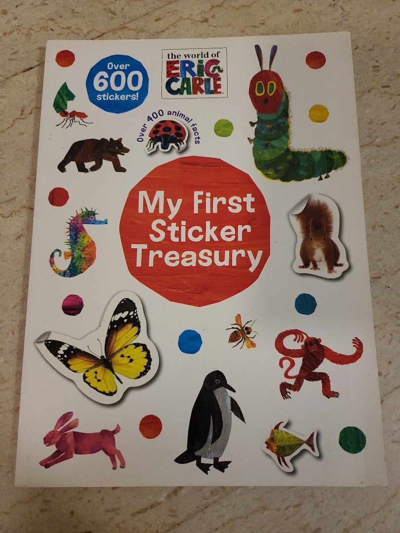 Eric carle My First Sticker Treasury 600 stickers, Hobbies & Toys ...