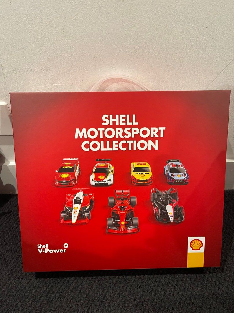 Shell Motorsports Collection With All 7 Cars, Hobbies & Toys, Toys ...