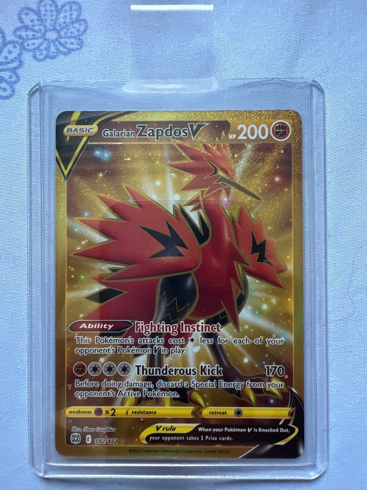 Galarian Zapdos V, Hobbies & Toys, Toys & Games on Carousell