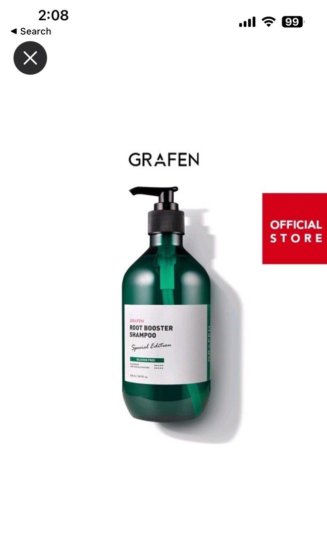 Grafen Root Booster Shampoo, Beauty & Personal Care, Hair on Carousell