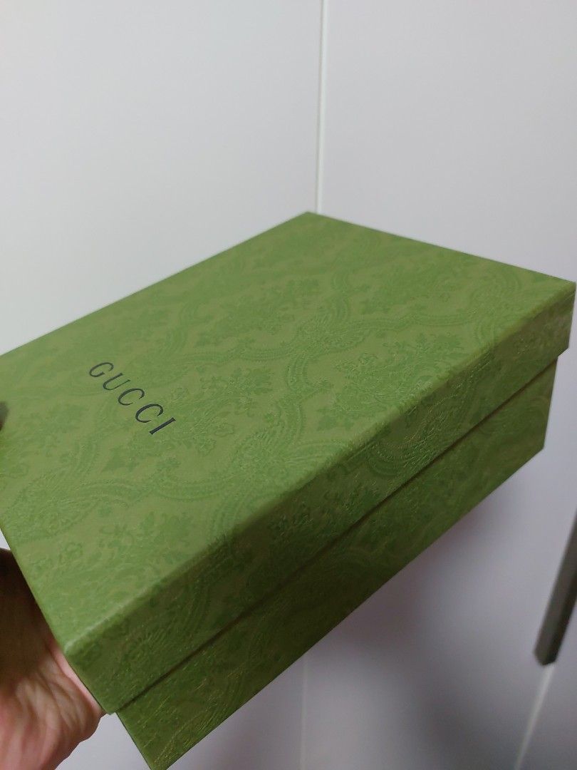Gucci paper bag and box, Luxury, Accessories on Carousell