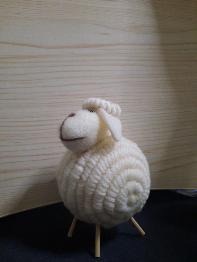 Handmade sheep, Hobbies & Toys, Toys & Games on Carousell