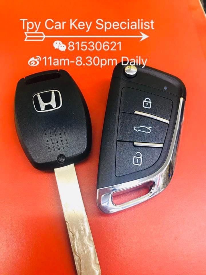 Honda Remote Key Duplication , Car Accessories, Accessories on Carousell