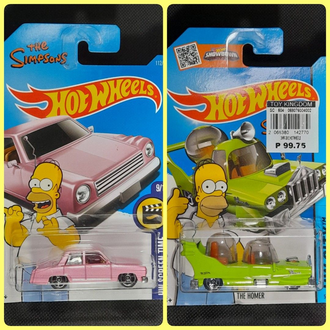Hot Wheels: Homer Simpson, Hobbies & Toys, Toys & Games on Carousell