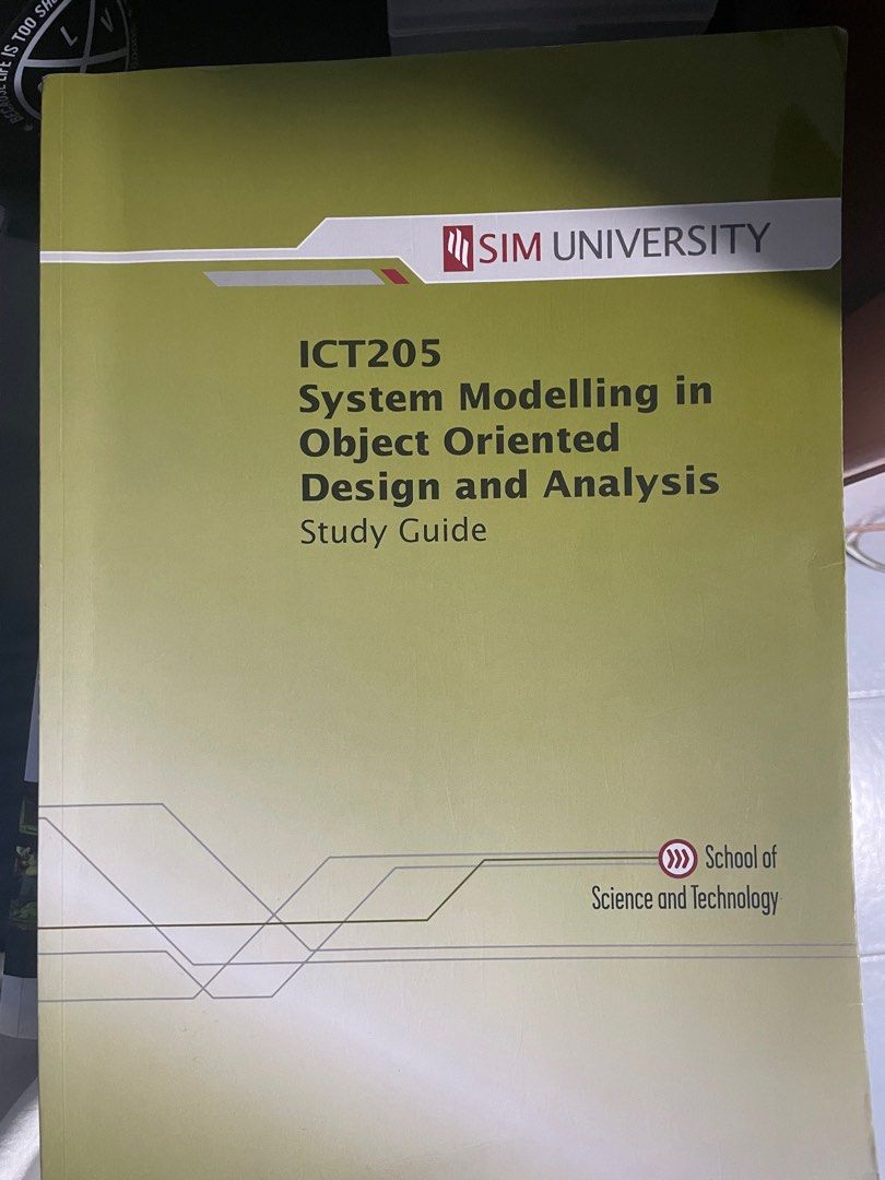 ICT205 - System Modelling In Object Oriented Design and Analysis, Hobbies & Toys, Books ...