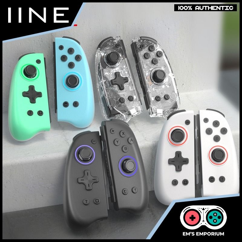 IINE Joycon Controller Wake up Controller Transparent Nintendo Switch ...