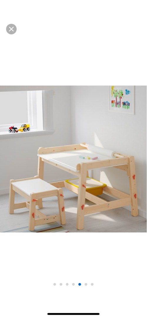 Ikea children Flisat table (left blue), Babies & Kids, Baby Nursery ...